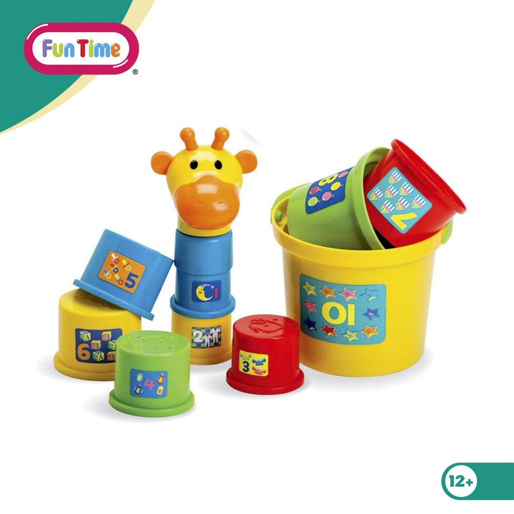 Funtime Giraffe Stacking Cups | F5360 | Shopee Philippines