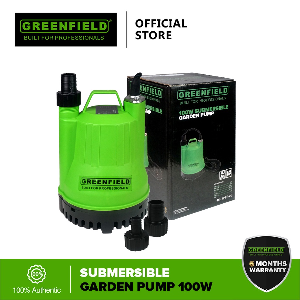 Greenfield Submersible Garden Pump 100W With 1.0m Wire | Shopee Philippines