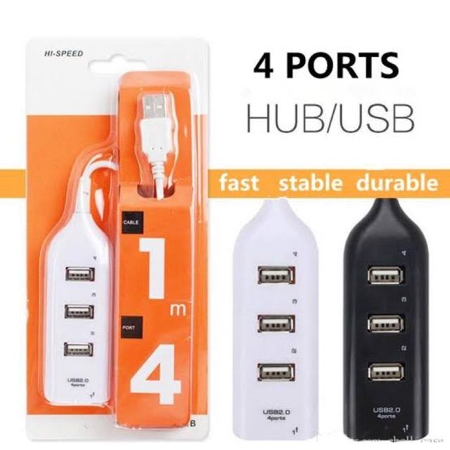 4 Ports USB HUB 2.0 High Speed Mini Hub Socket Pattern USB HUB | Shopee ...