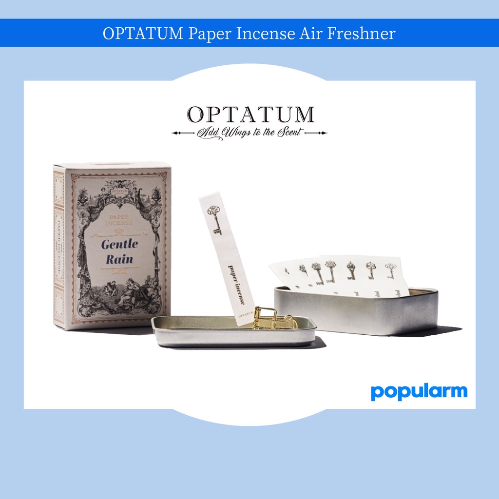 OPTATUM Incense Paper & Holder (48pcs) | Shopee Philippines