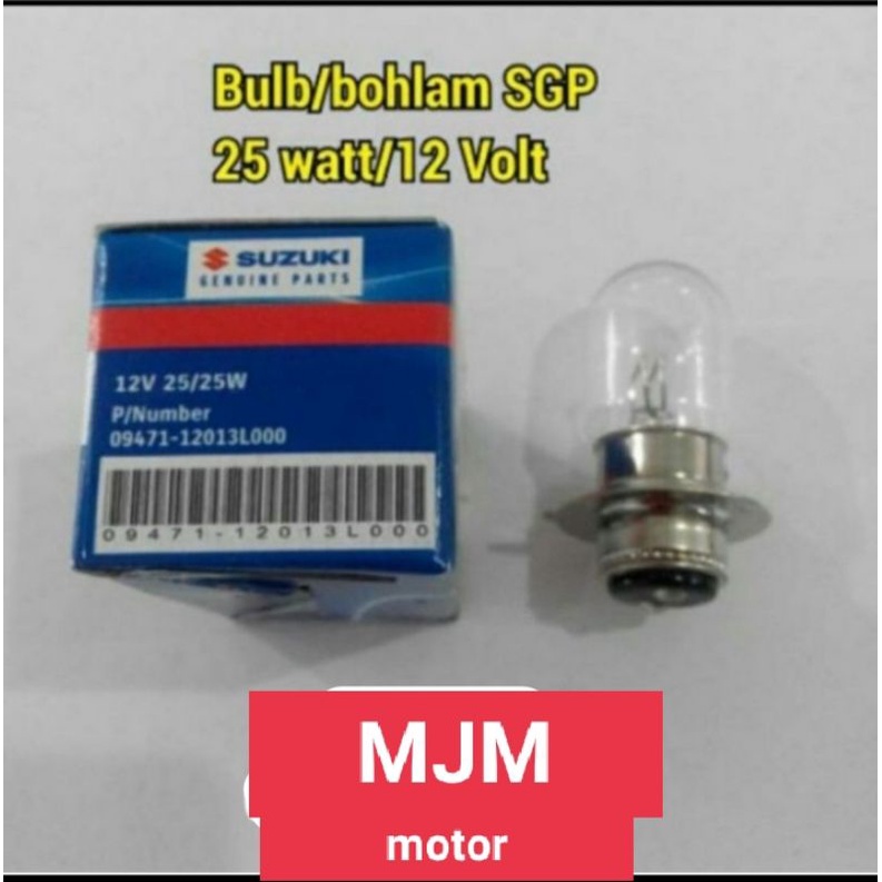 Original Suzuki headlight bulb SGP original SGP foot 1 smesh Shogun Mio ...