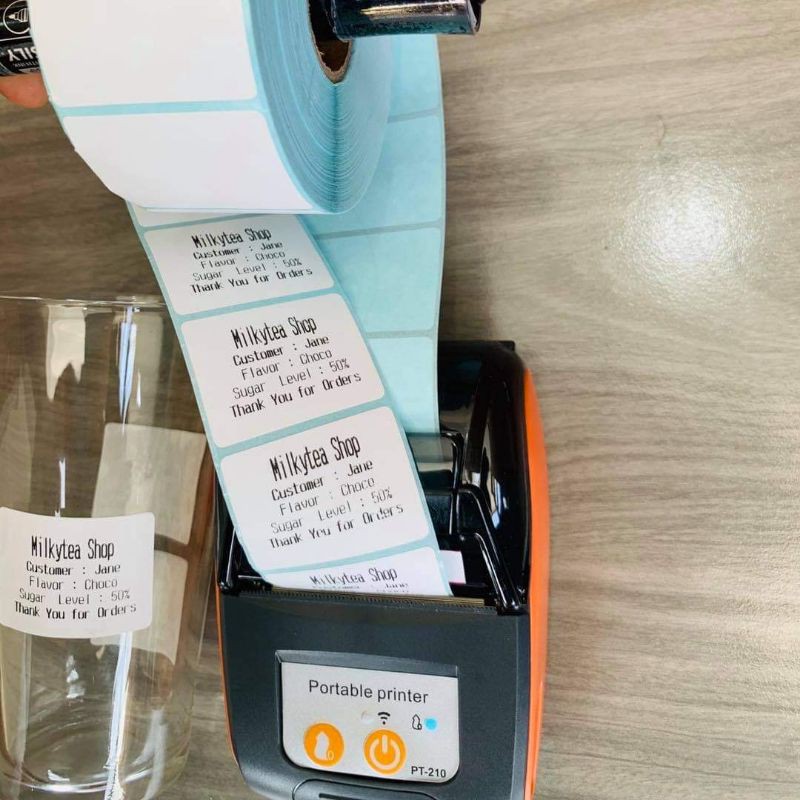 STICKER Portable Thermal Printer Label Receipt | Shopee Philippines