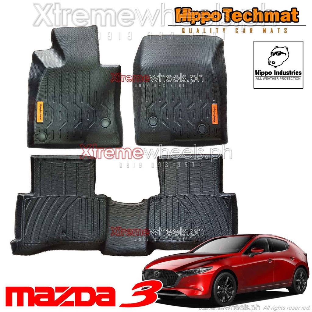 Mazda 3 2014-2020 Hatchback / Sedan Hippo Techmat version 2 Deep Dish ...