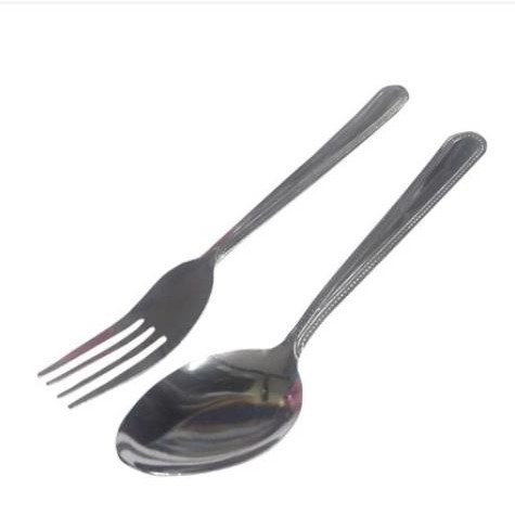 Stainless Steel Spoon and Fork 12pcs/pack | Shopee Philippines