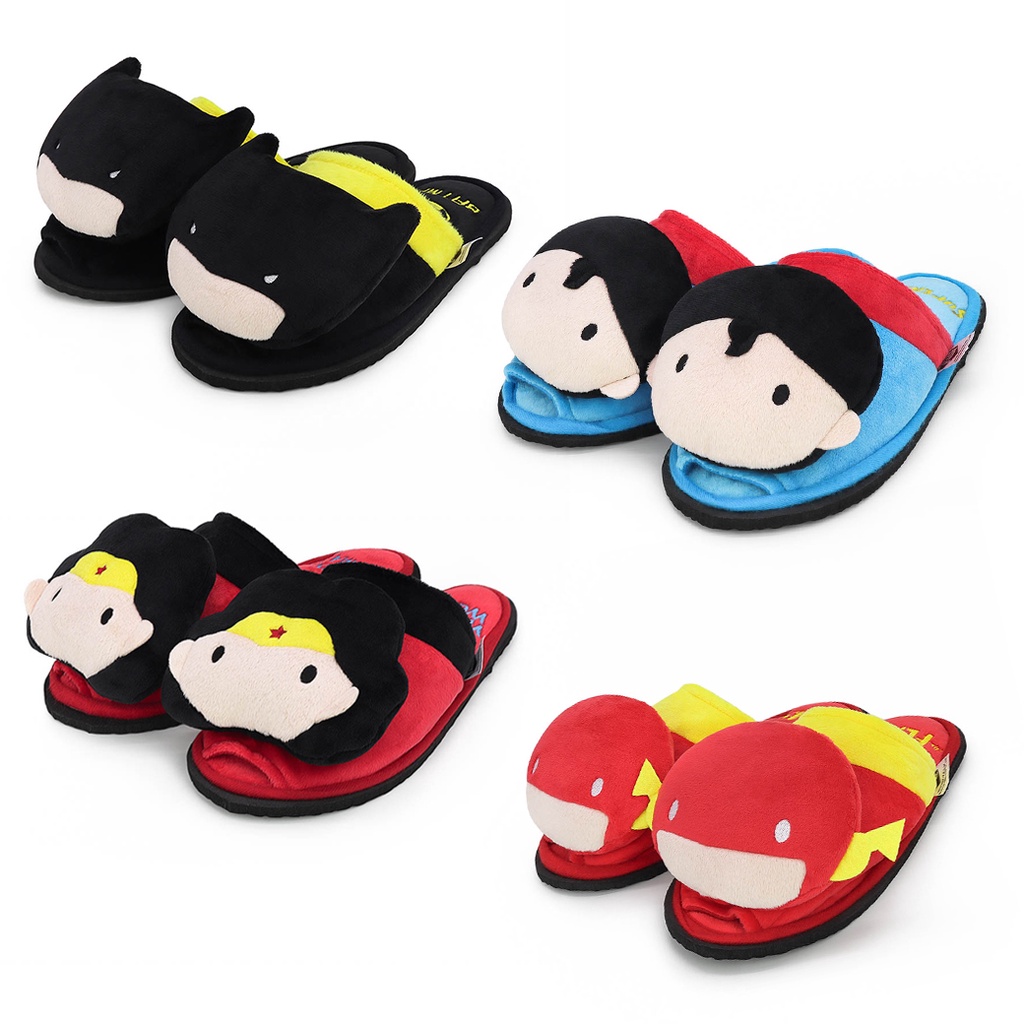 Genuine DC Comics Indoor Shoes the flash/wonder woman/batman/superman ...