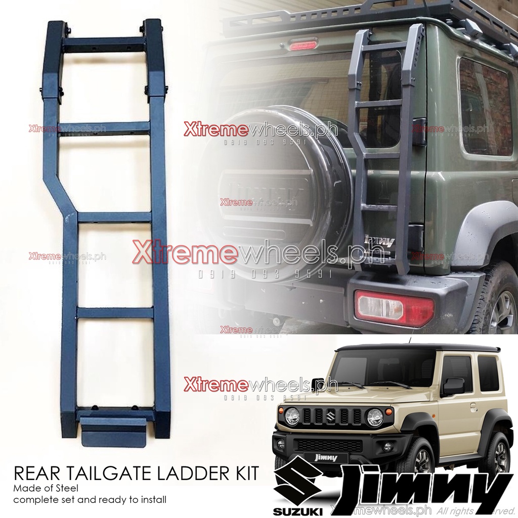 Suzuki Jimny 2019 to 2025 THAILAND MADE REAR LADDER SLIM TYPE HEAVY ...