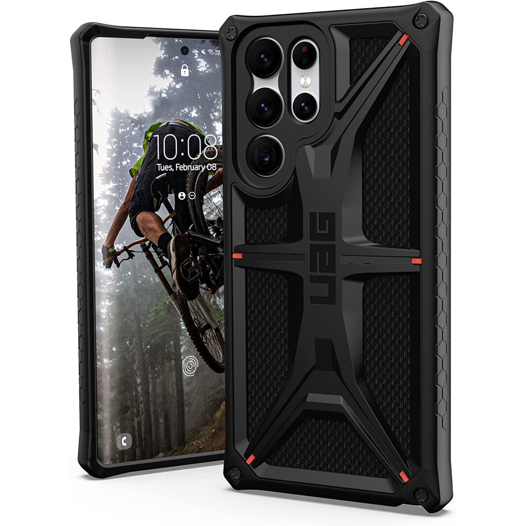 casing UAG Monarch Carbon Fiber Kevlar BlackGalaxy S22 Ultra / S23 ...