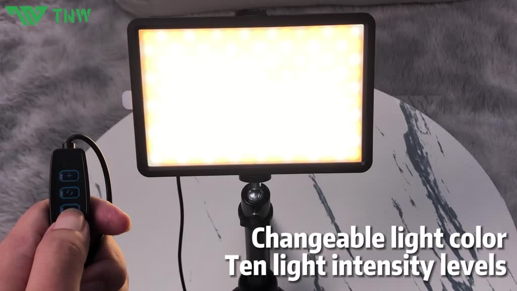 TNW 6/8inch LED Video Light Panel Fill Light With Tripod Photography ...