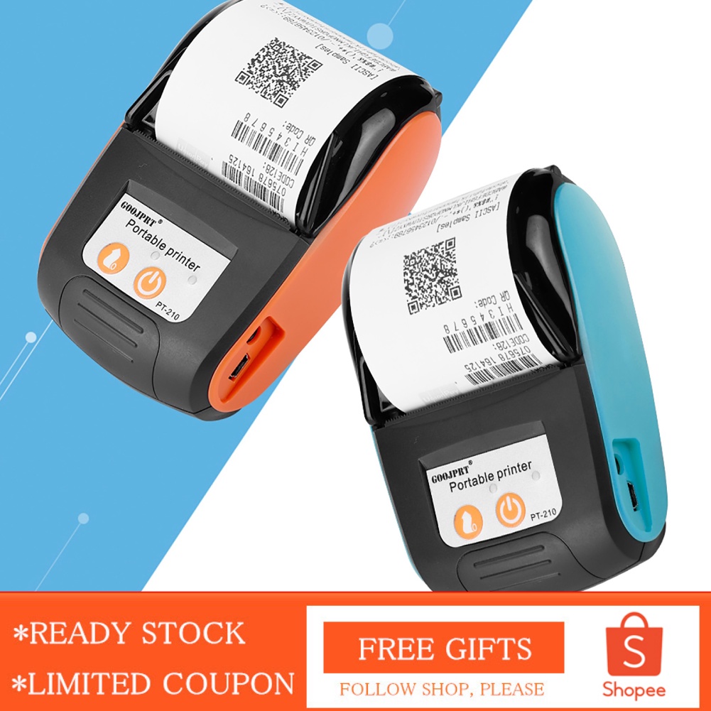 [READY STOCK] Wireless Receipt Printer Bluetooth Thermal Bill 58mm ...