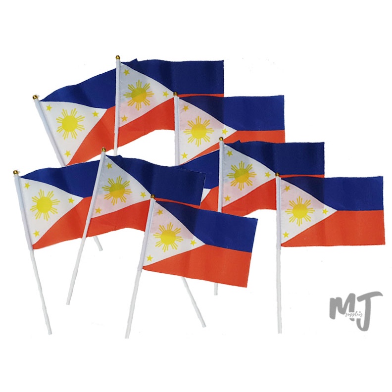 Small Philippine National Flag/ Flaglets with/ with out Plastic Stick ...