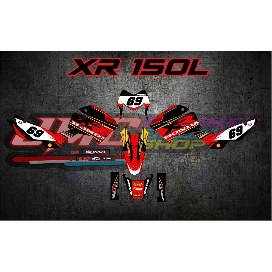 XR 150L HONDA FULL DECALS PRINTED LAMINATED | Shopee Philippines