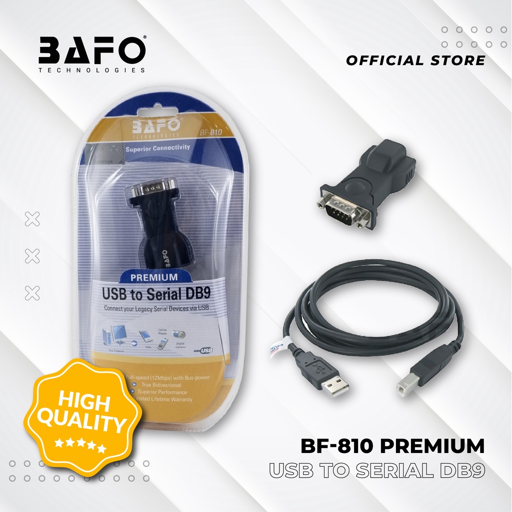 Usb To Serial Cable BAFO BF-810 | Shopee Philippines