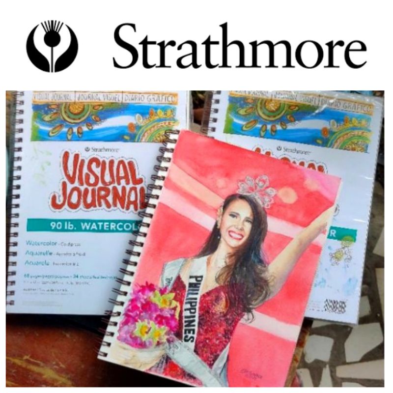 9inx12in Strathmore Visual Journal 90lbs Watercolor Pad 34 sheets (68 ...