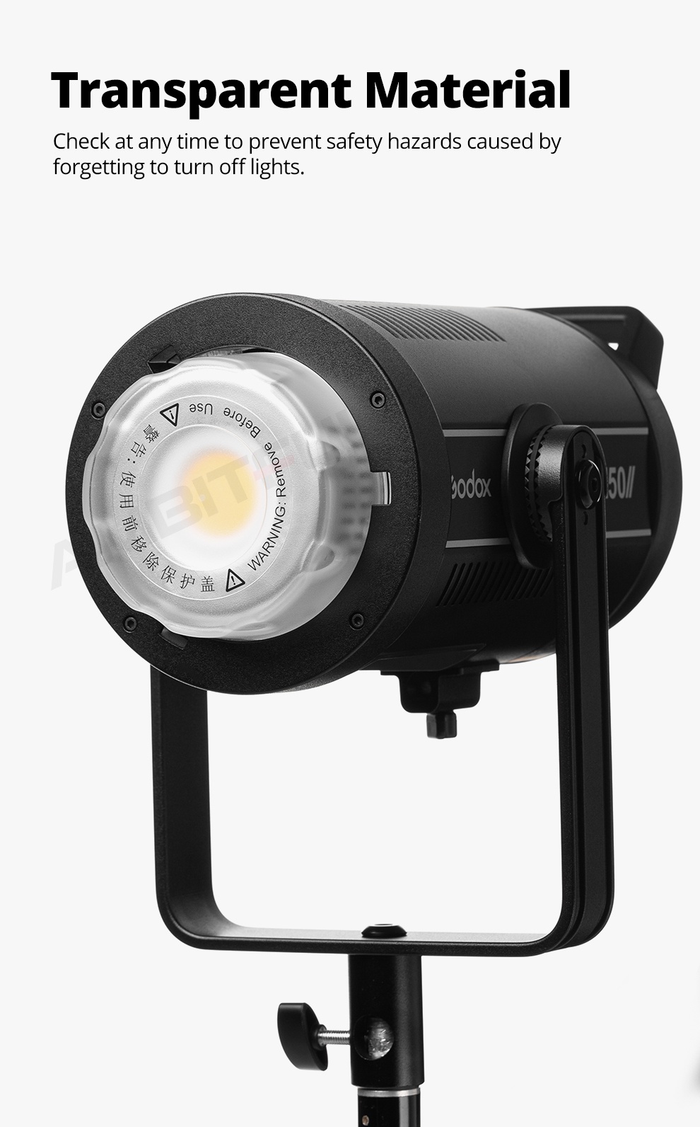 Godox Glass Cover Protector Cap for Godox NiceFoto Jinbei Bowens Mount ...