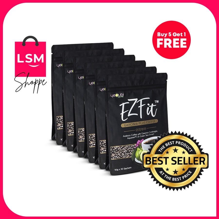 EZfit Coffee With Glutathione, Garcinia & Collagen ( Buy 5 pouchesTake ...