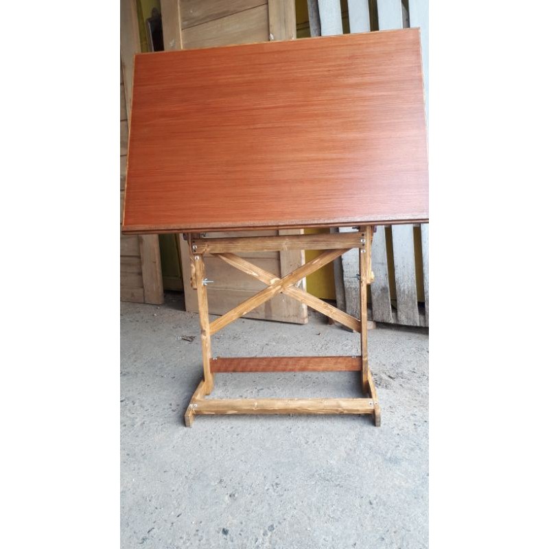 Drafting table tilting top ,adjustable height | Shopee Philippines