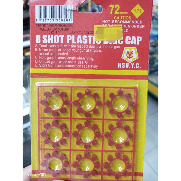 8 shot plastic disc cap | Shopee Philippines