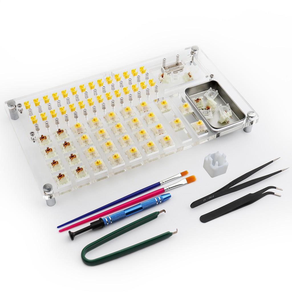 Switch Tester Lube Station Professional Version Acrylic MX Box/20 Key ...