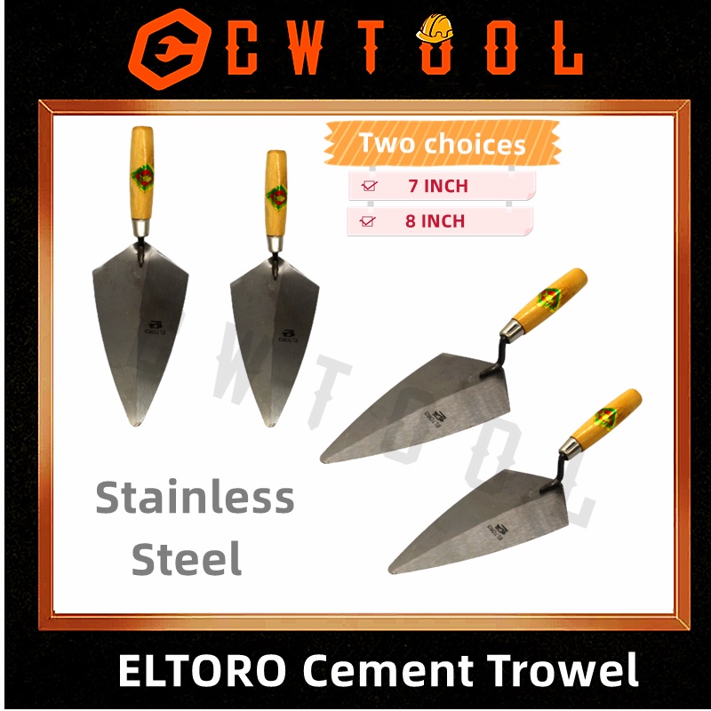 CEMENT SCRAPER PALETA PUTTY KNIFE Wood handle Wiping mud knife 1 pc ...