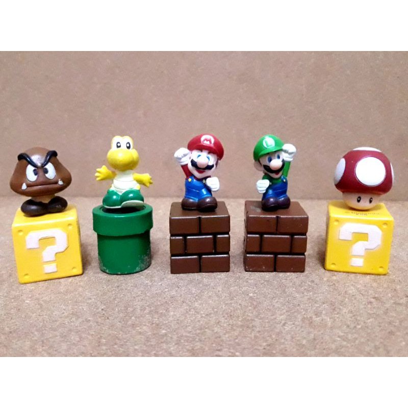 Super Mario Bross Original Nintendo Display - 5 Pieces | Shopee Philippines