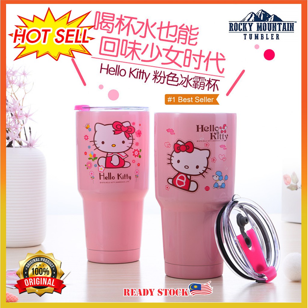 Hello Kitty Doraemon Doremon Tumbler 30oz 900ml Double-wall Vacuum Cup Hot and Cold Bottles ...
