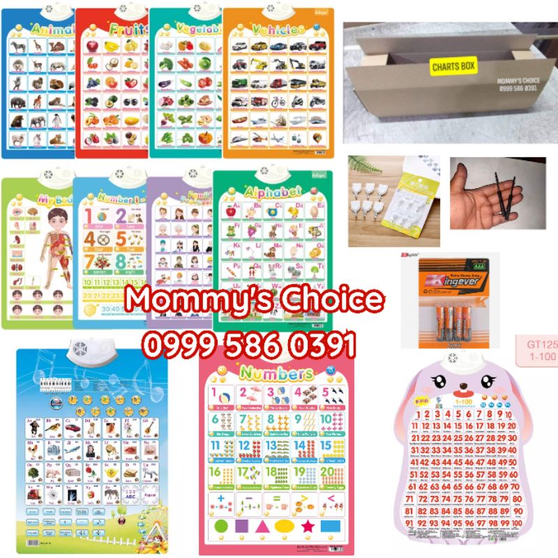 P50 each!! TALKING CHART/ CHART/ EDUCATION CHART | Shopee Philippines