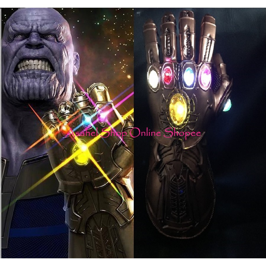 ON HAND Thanos Infinity Stones Gauntlet Marvel Avengers war | Shopee ...