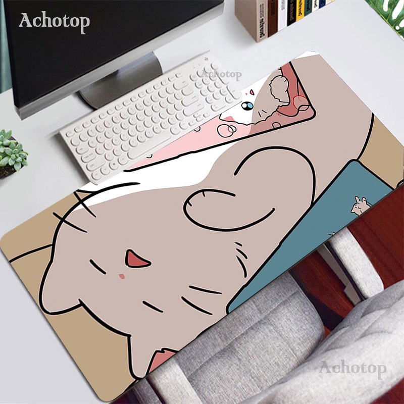 Large Mouse Pad PC Gamer Computer Keyboard Cute Pink Mouse Pad For ...