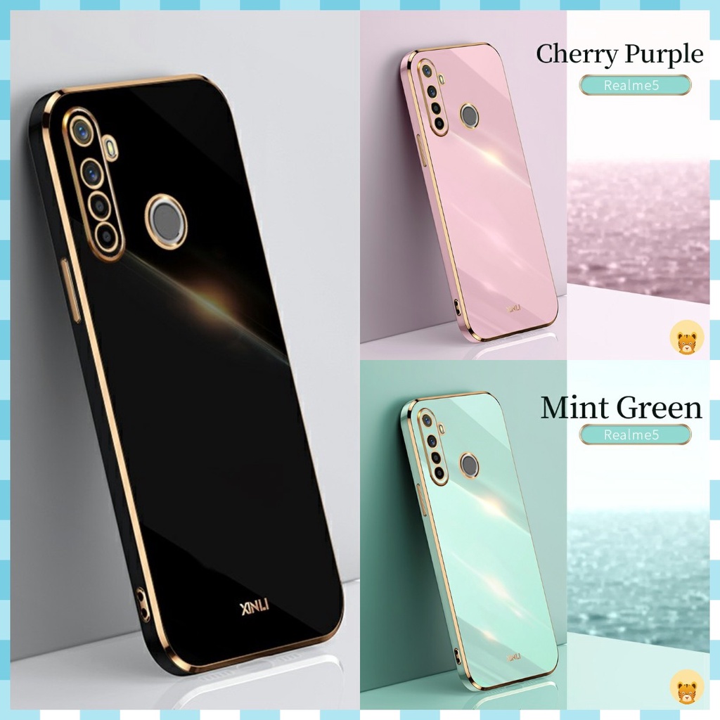 casing Realme 5 Case 5i Case 6i Case 5S Case casing Seven Colors ...
