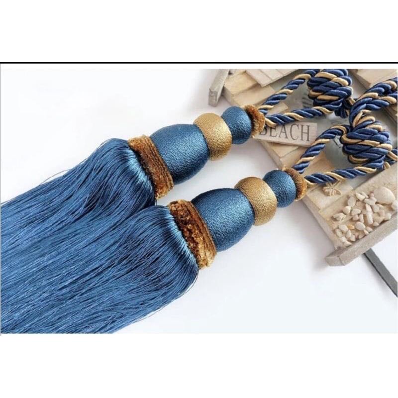 2Pcs.Decorative Chiffon Tassle Elegant Curtain Rope Curtain Tassel Cord ...