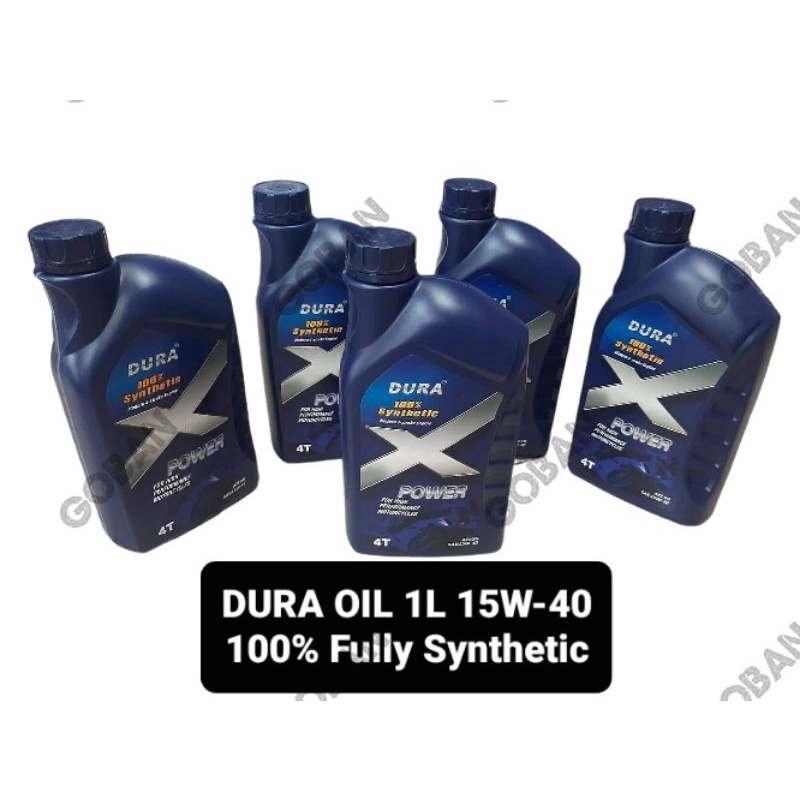 Motor Oil 1 Liter- 1L DURA Brand 15W-40 Fully Synthetic | Shopee ...