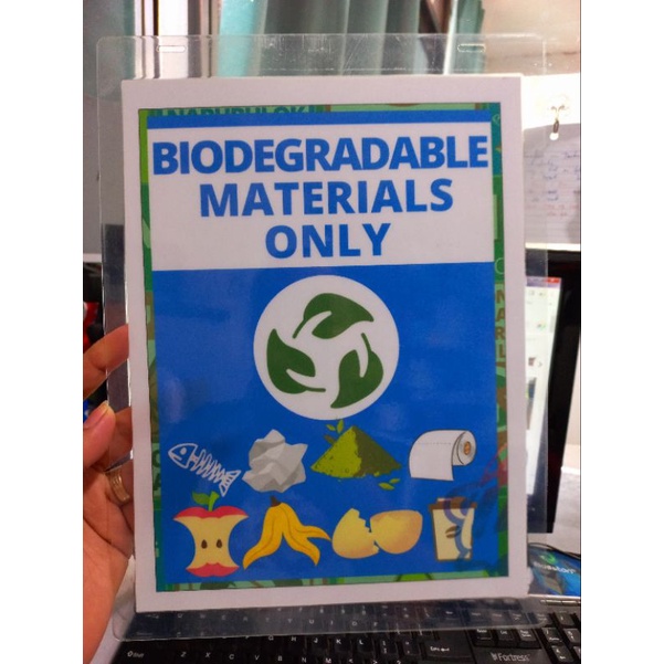 MRF Material Recovery Facility Signs - Laminated | Shopee Philippines