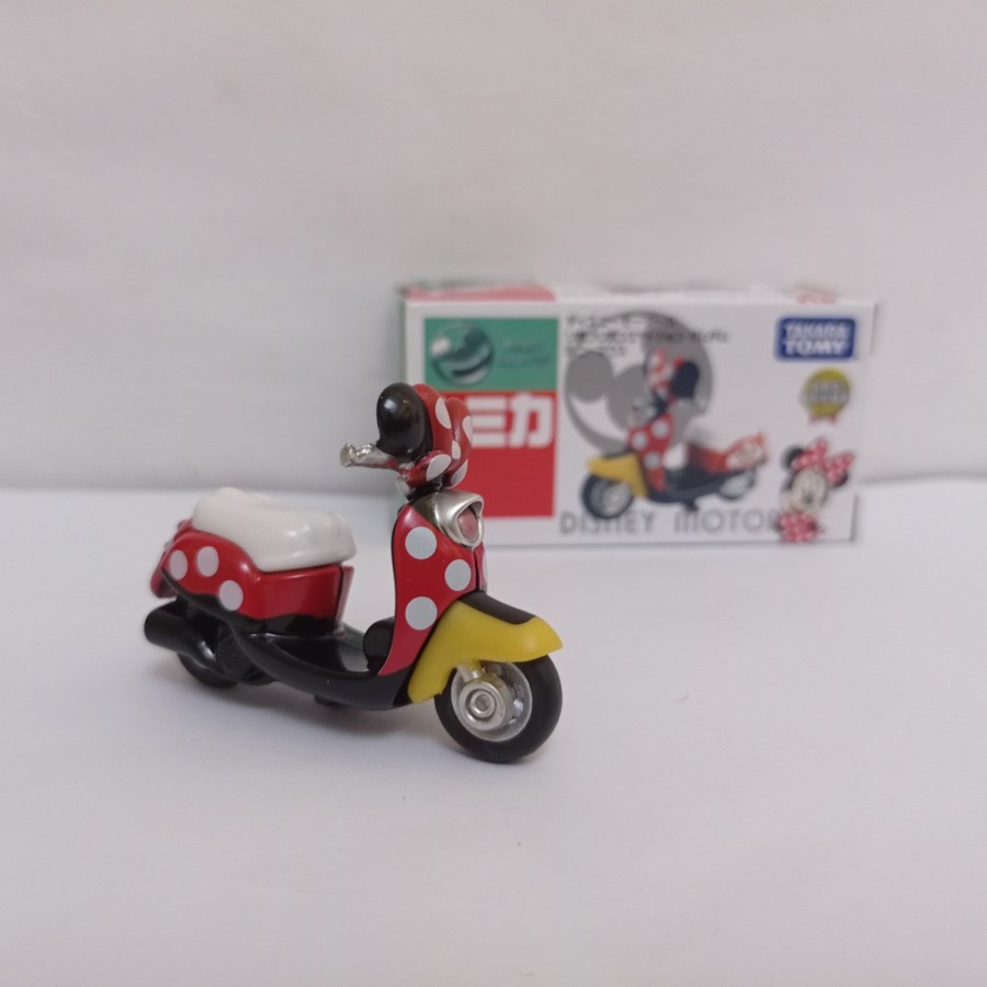 Tomica Disney motors Chim Minnie mouse diecast Motorcycle Takara tomy ...