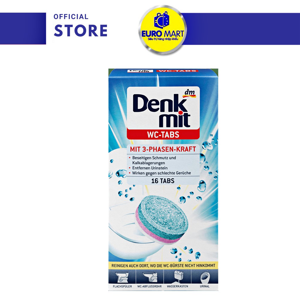 Denkmit Toilet Cleaner (16 tablets) | Shopee Philippines