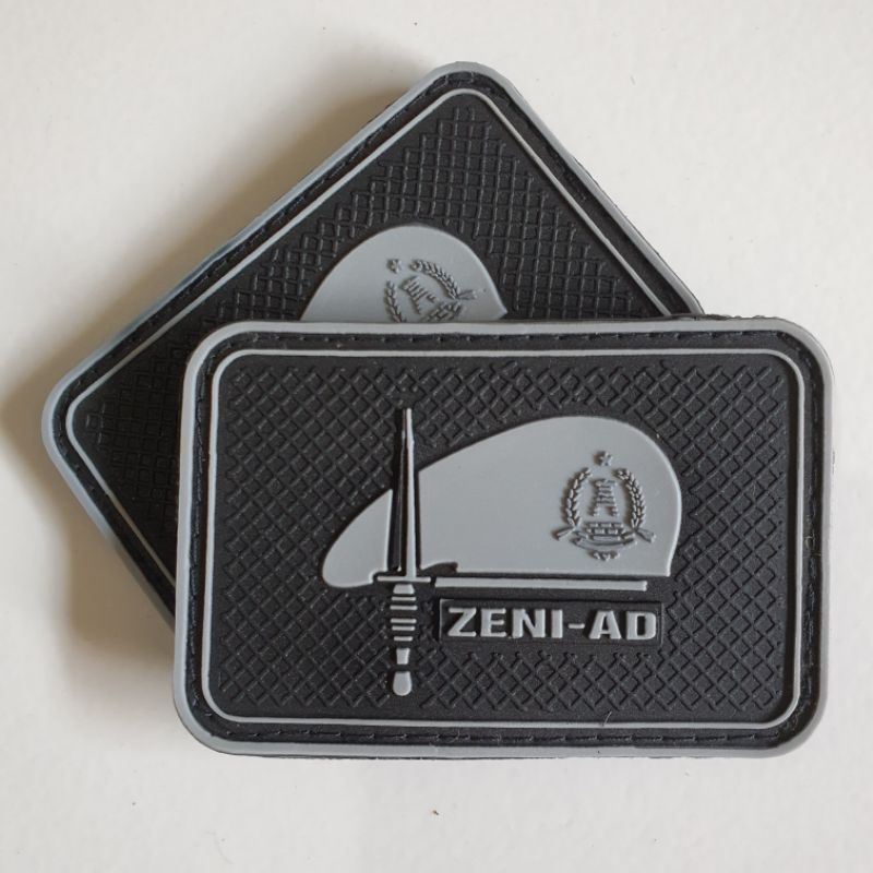 Patch rubber logo Beret zeni ad - zipur - tni ad - lis abu - velcro ... Patch rubber logo Beret zeni ad - zipur - tni ad - lis abu - velcro ...