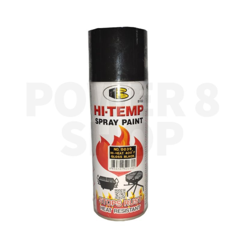 Bosny Hi-Temp Spray Paint No. 0039 Hi-Heat 400 °F Gloss Black | Shopee Philippines
