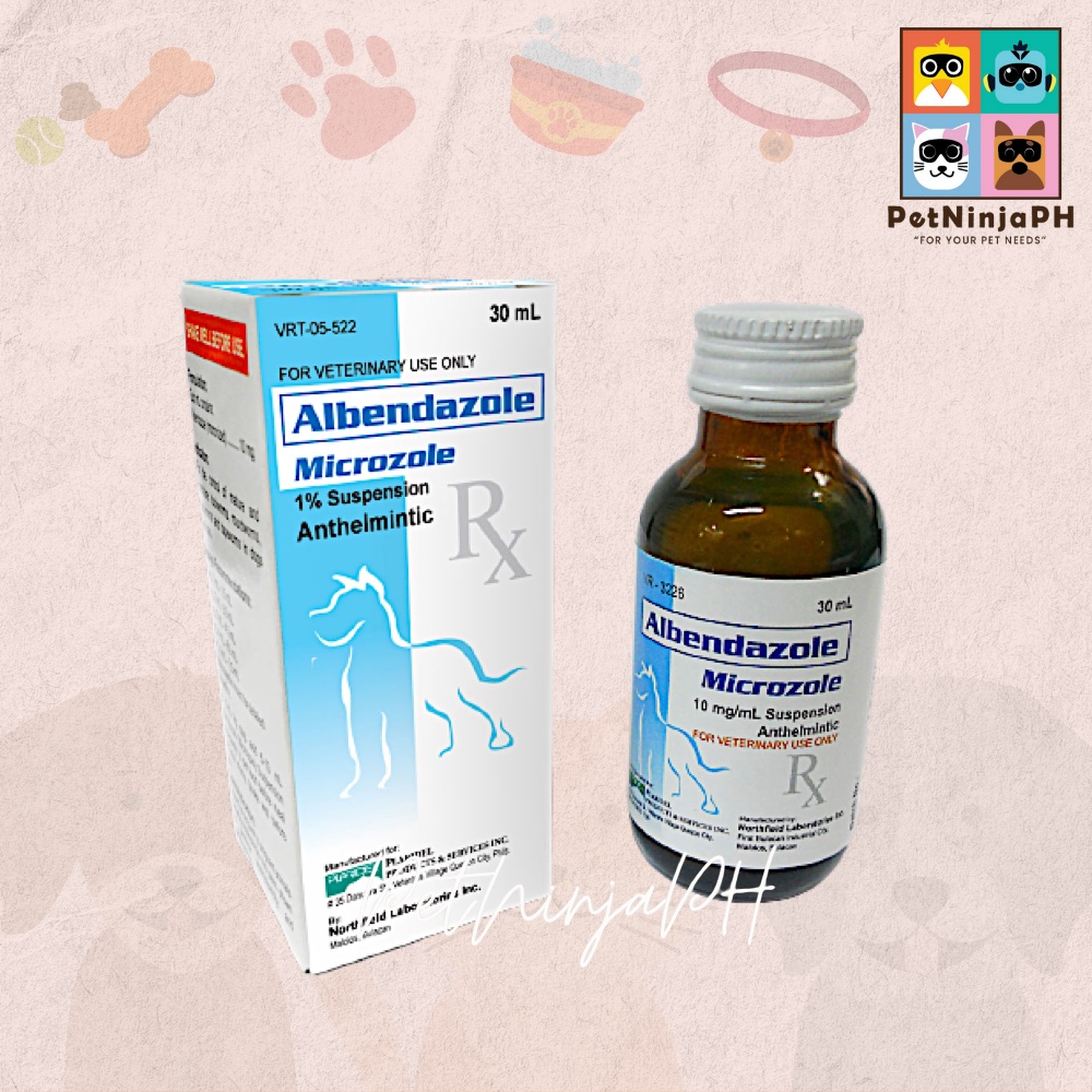 Microzole Dewormer for Dogs and Cats 30 ml | Shopee Philippines