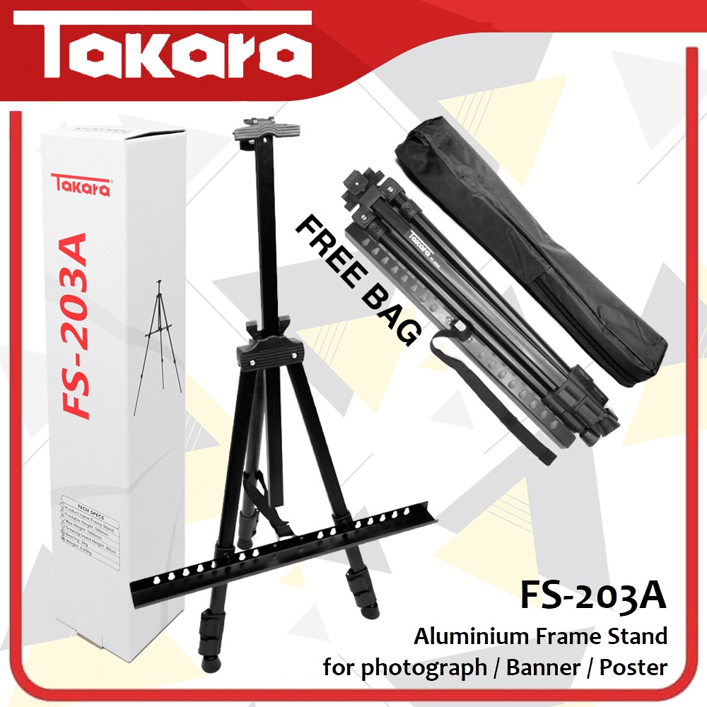 Stand Frame Tripod Camera Stand Photo Standing Banner Takara FS-203a ...