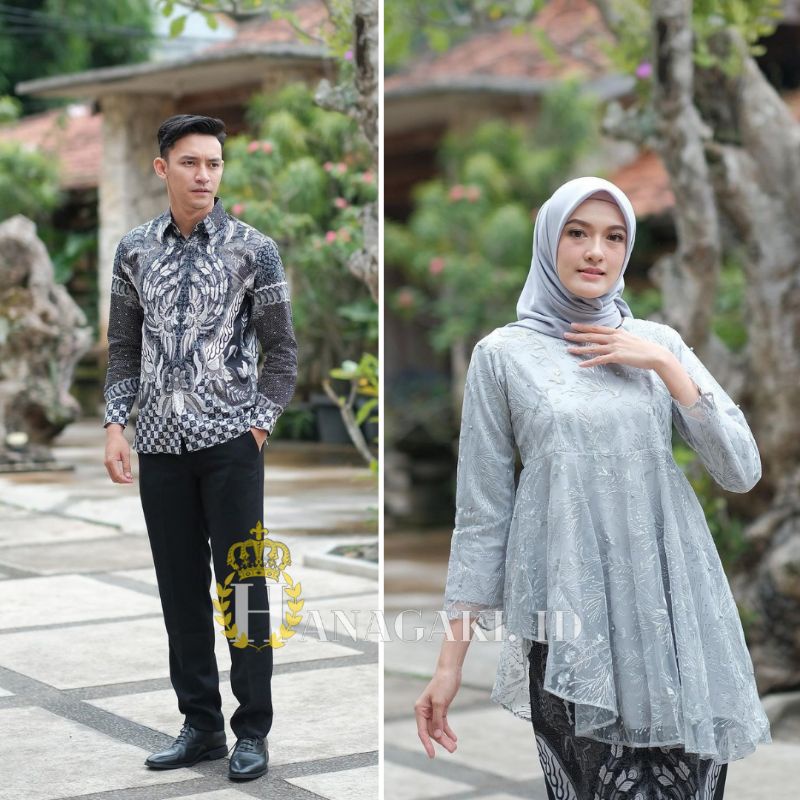 Modern kebaya couple, mega couple, Fiance kebaya | Shopee Philippines