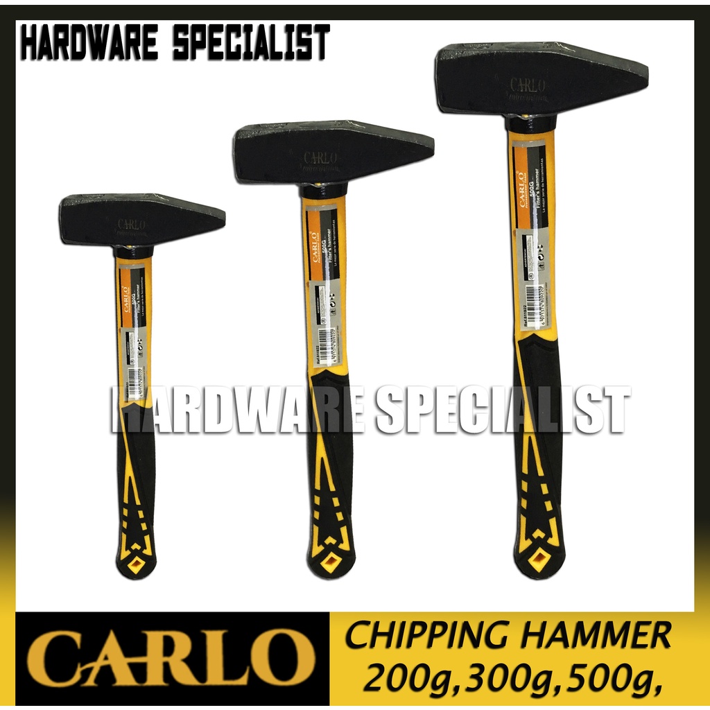 CARLO Chipping Hammer 200g,300g,500g | Shopee Philippines