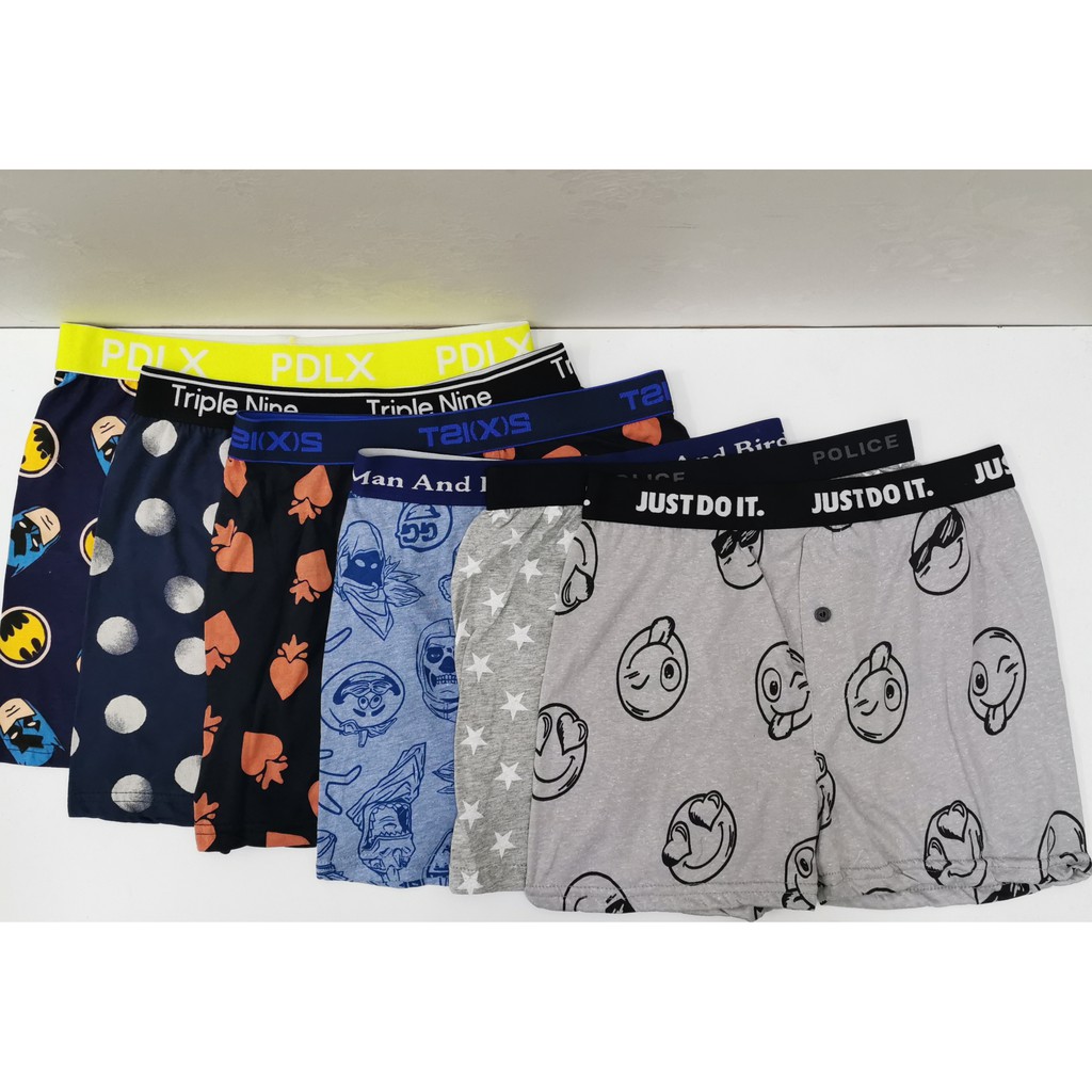 Blue Rae Fashion Men's Printed Character Boxer Shorts Underpants for ...