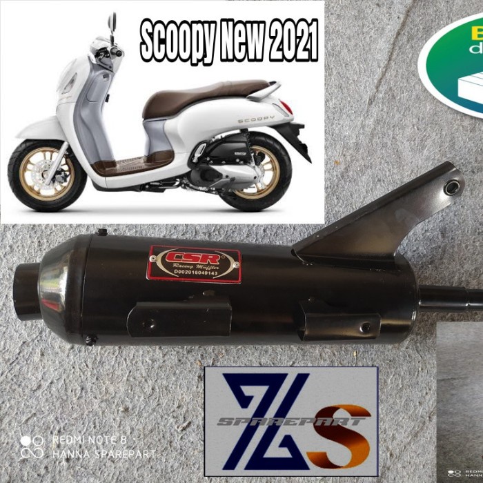 Csr HONDA NEW SCOOPY ESP 2021 RACING Exhaust | Shopee Philippines