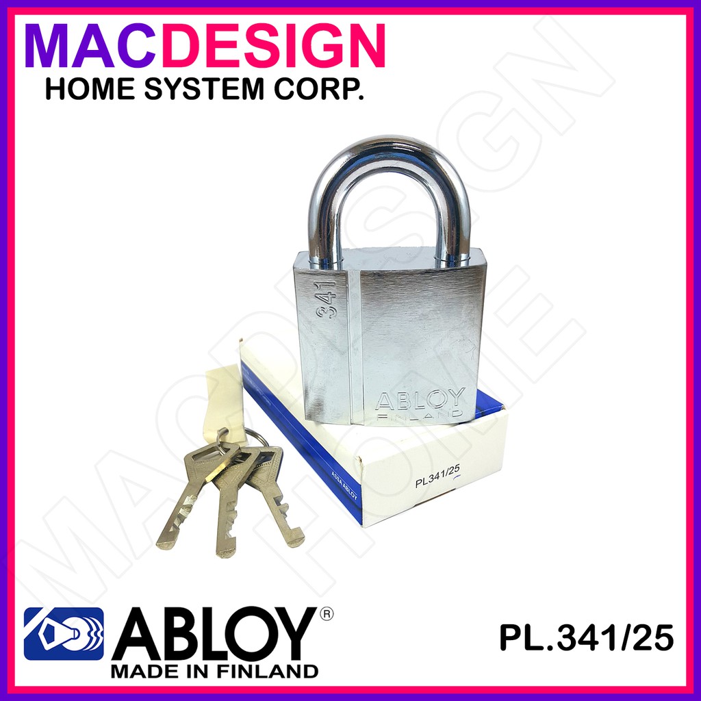 Abloy padlock 341/25 Original Made in Finland | Shopee Philippines