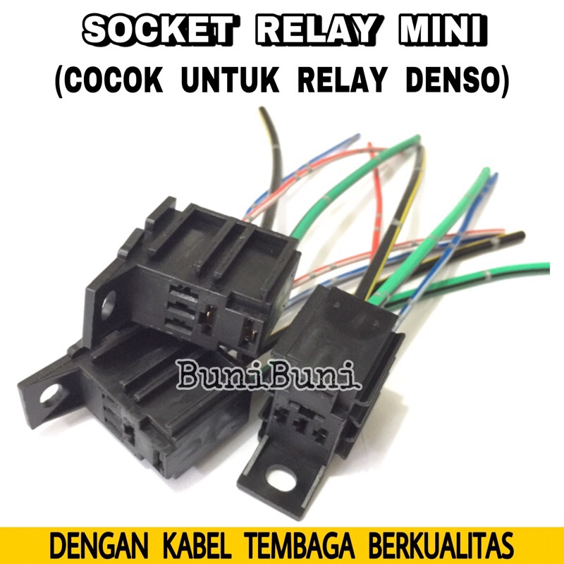 Denso Relay Complete Socket Relay For 12 Volt Universal Car AC | Shopee ...