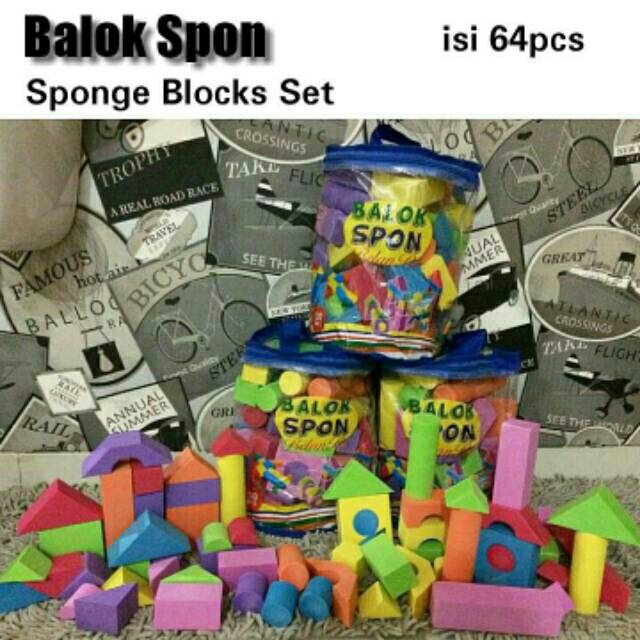 Sponge Blocks - 64pcs. | Shopee Philippines