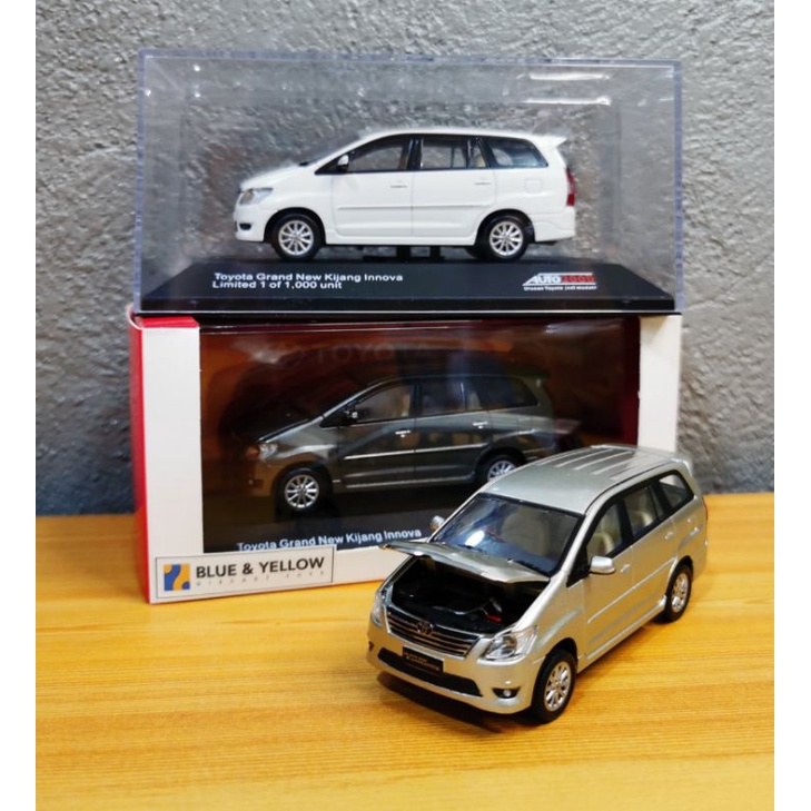 1/43 Toyota Innova Diecast Scale Model 2012 2013 Silver Gray White ...