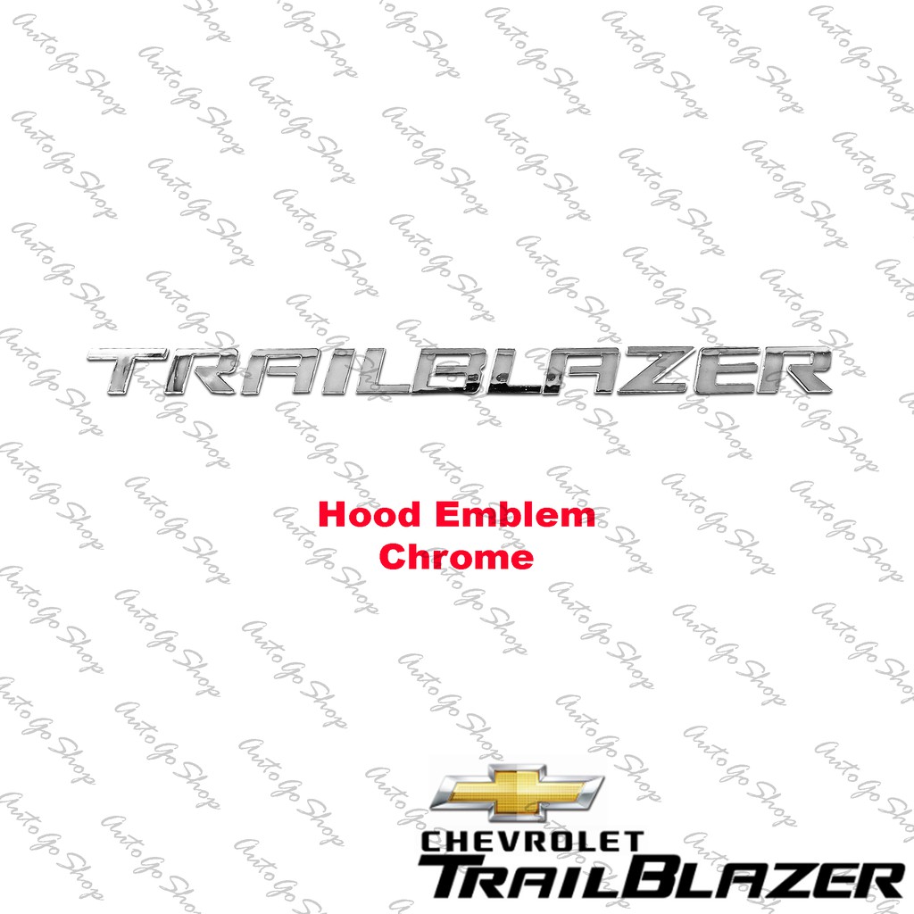 Chevrolet Trailblazer / Chevrolet Trail blazer Hood Emblem (Chrome ...