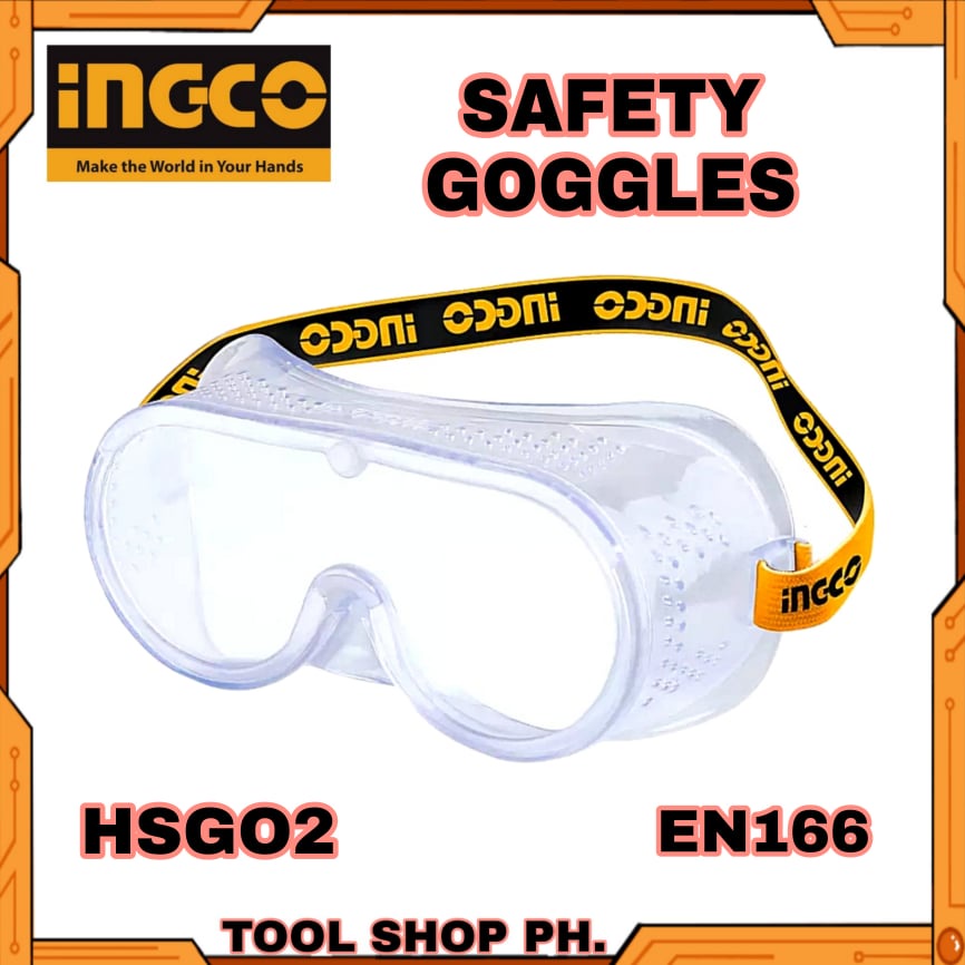 INGCO Safety Goggles HSG02 | Shopee Philippines