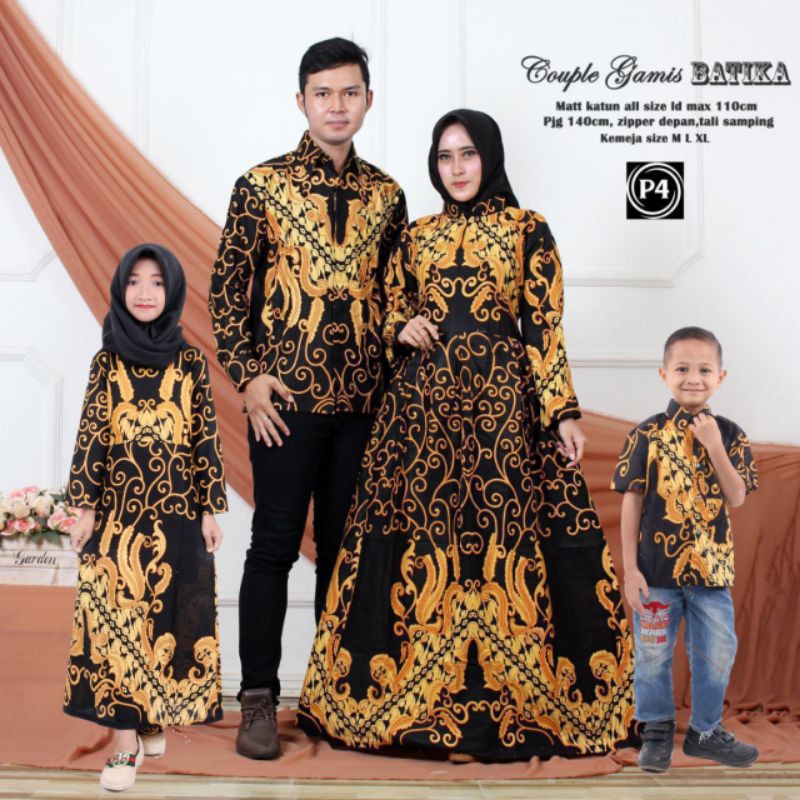Batik Clothes Couple Family Uniform / Sarimbit Batik Family - Griya ...