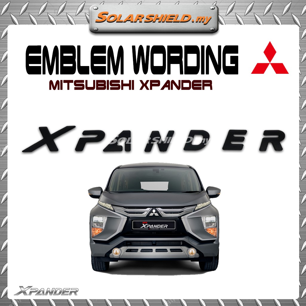 Mitsubishi Xpander Car Logo Emblem Mitsubishi Bonet logo Wording ...